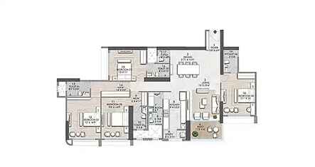 Rustomjee Verdant Vistas 3 & 4 BHK Flats in Majiwada, Thane | Price ...